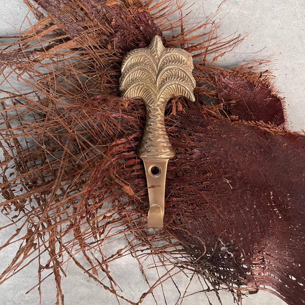 Brass Palm Tree Hook – Zuri